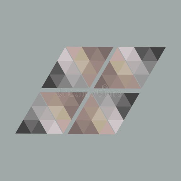 Rhombus Shape. Vector Illustration Decorative Design Stock Vector ...