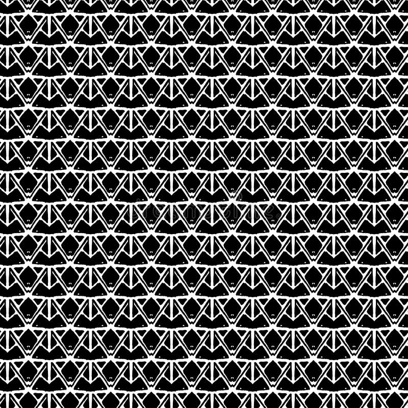 Rhombus Simple Seamless Pattern Hand Drawn, Vector. Stock Vector ...