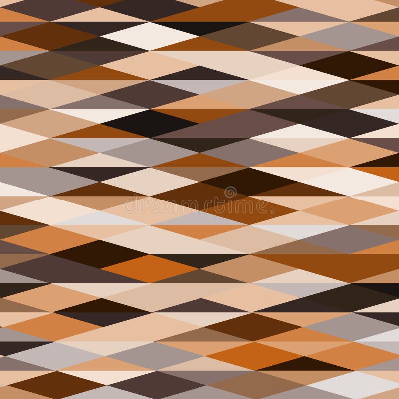 Rhombus and Triangles Pattern in Trendy Colors Stock Illustration ...