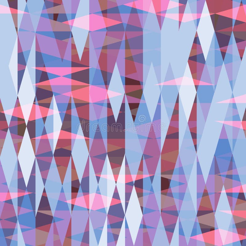Rhombus and Triangles Pattern in Trendy Colors Stock Vector ...