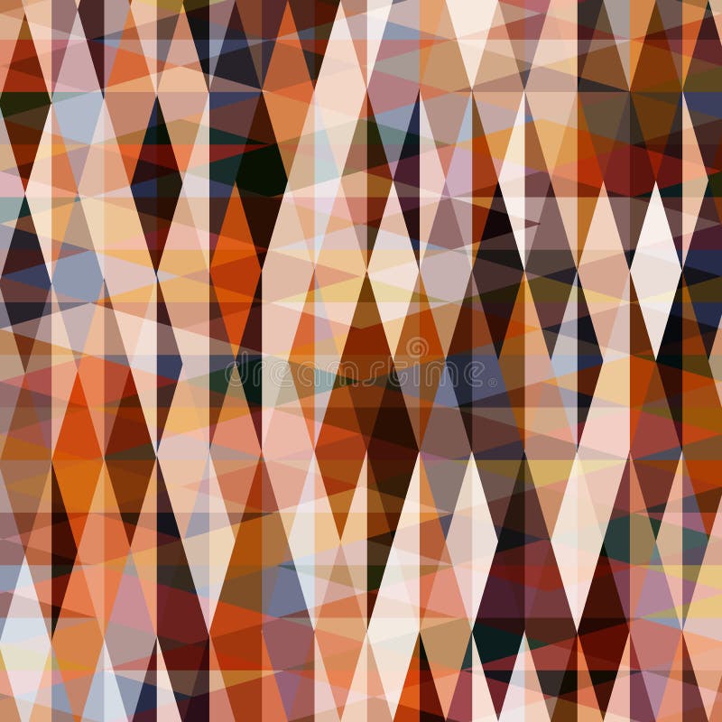 Rhombus and Triangles Pattern in Trendy Colors Stock Vector ...