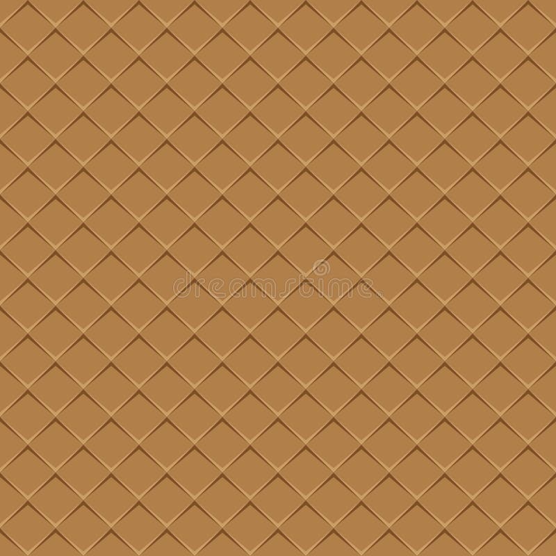 Rhombuses Brown Seamless Background Stock Vector - Illustration of ...