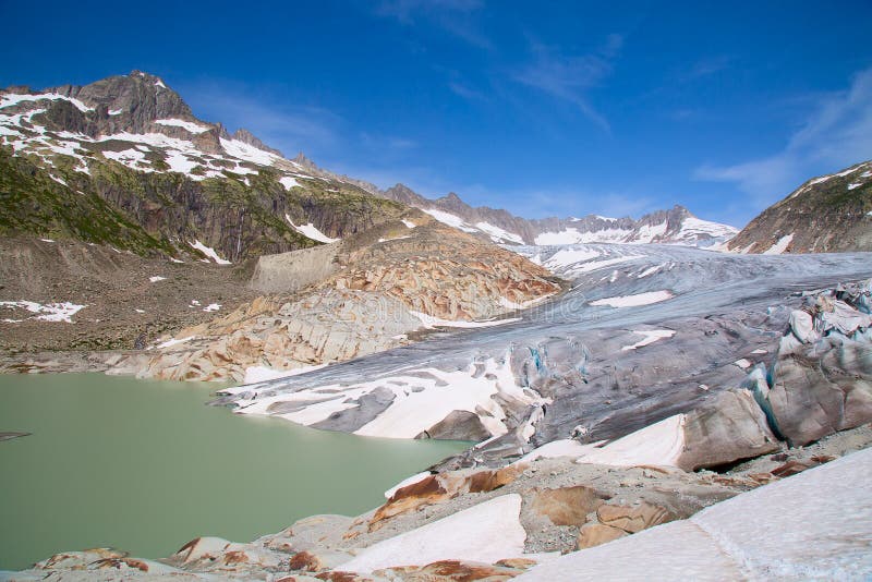 Rhone glacier stock image. Image of country, europe, nature - 61987631