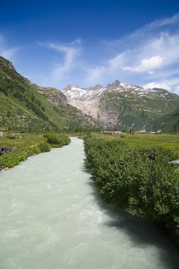 Rhone glacier stock photo. Image of environment, europe - 91118312