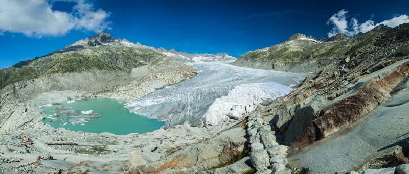 Rhone glacier stock photo. Image of country, beautiful - 82780684