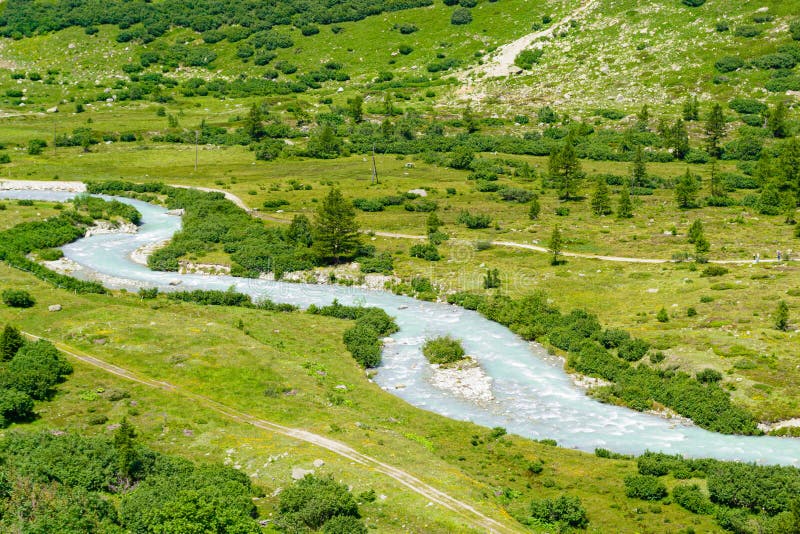 Rhone Valley Switzerland. Adventure Travel Stock Photo - Image of furka ...