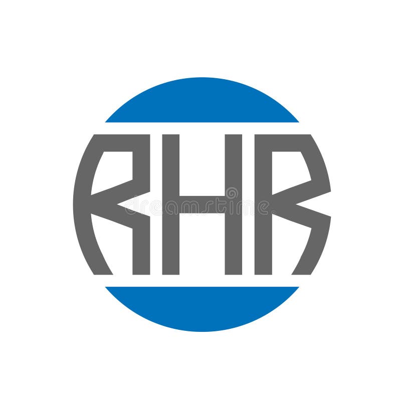 RHR Letter Logo Design on White Background. RHR Creative Initials ...