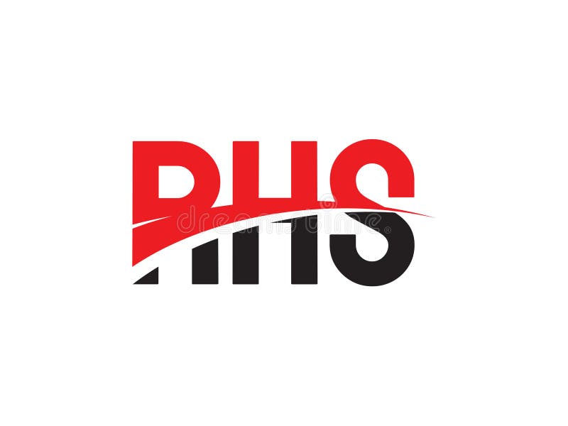 RHS Letter Initial Logo Design Vector Illustration Stock Vector ...