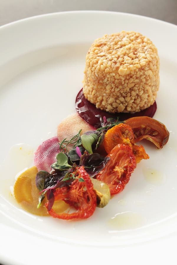 Starter. Appetizer. Plate of Vegetables Stock Image - Image of cooked ...