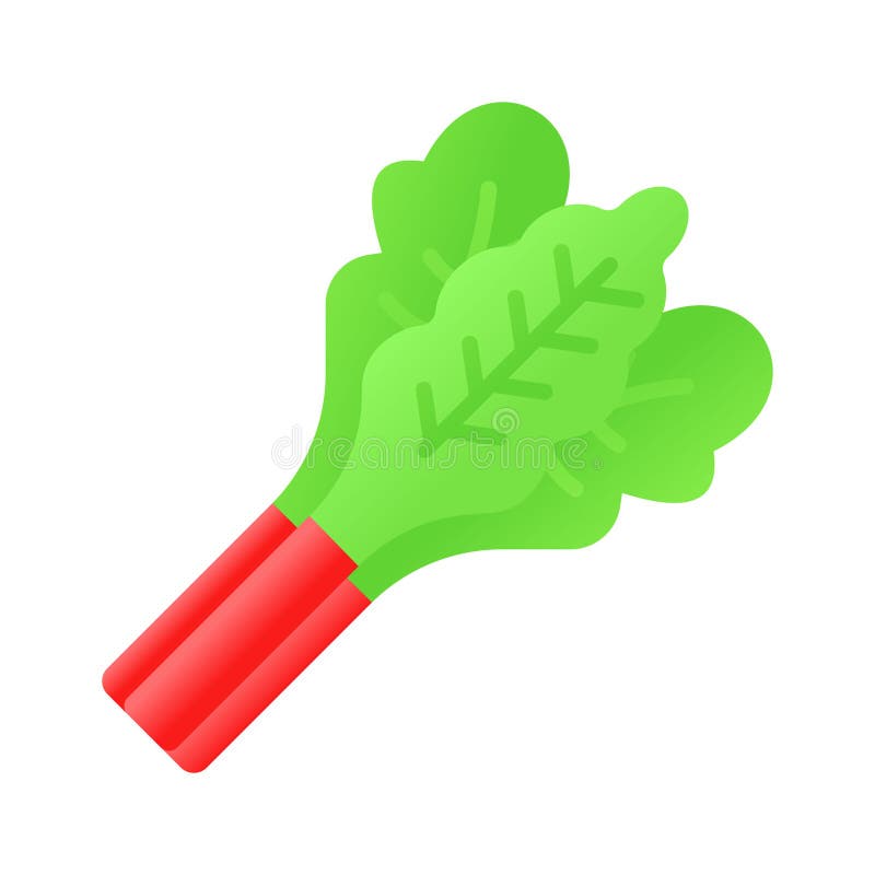 Rhubarb Vector Design, Ready To Use Icon Stock Vector - Illustration of ...