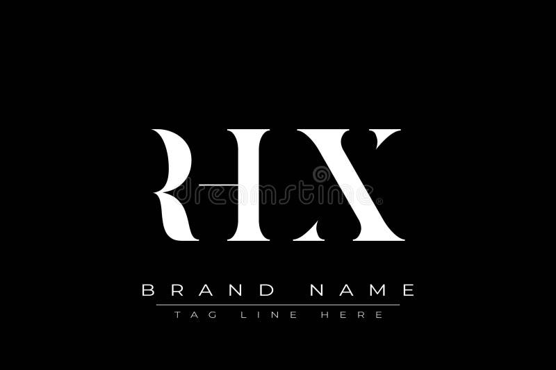 Rhx Letter Design Stock Illustrations – 19 Rhx Letter Design Stock ...