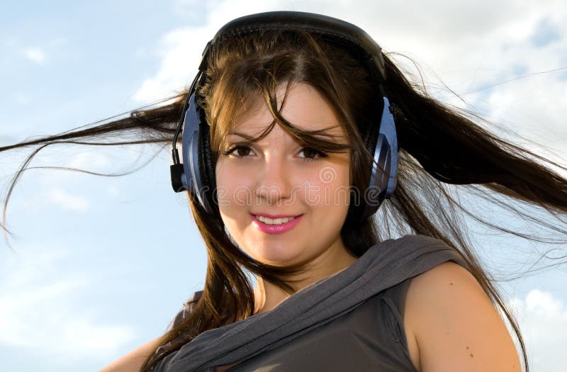 In the rhythm stock image. Image of people, clouds, complexion - 20465991