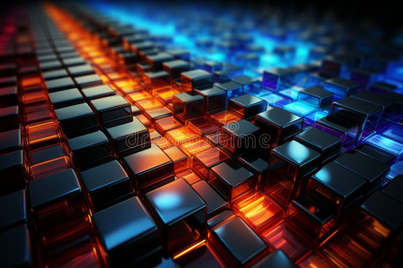 Rhythm of the Future: Abstract Art Infused with Synthwave Magic. AI ...