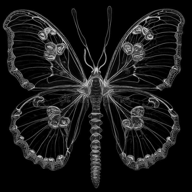 The Rhythm of Nature Stippling Stock Illustration - Illustration of ...