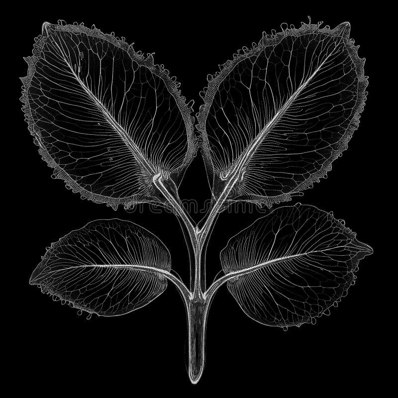 The Rhythm of Nature Stippling Stock Illustration - Illustration of ...