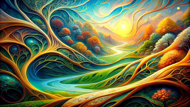 The Rhythm of Nature: a Visual Interpretation of the Flowing ...