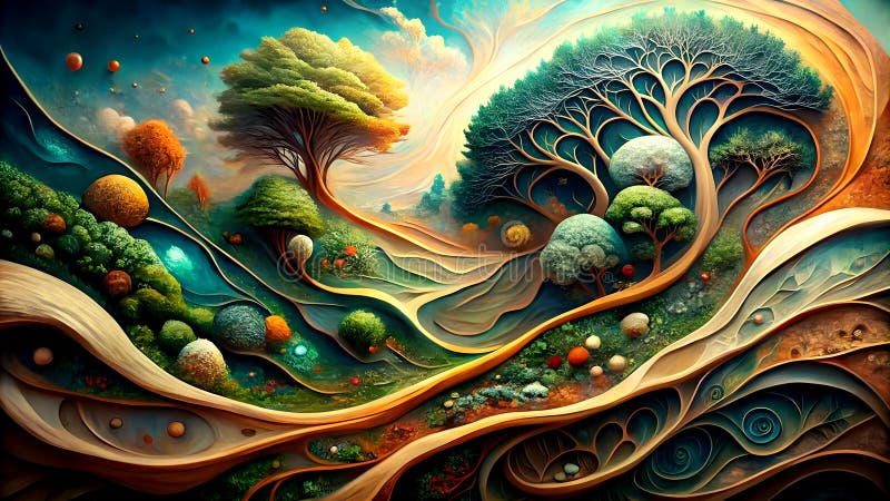 The Rhythm of Nature a Visual Symphony of Organic Forms and Textures ...