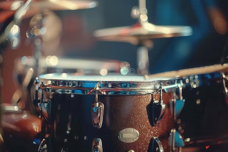 Rhythmic Beats. Drums are Percussion Instruments Played by Striking 7 ...
