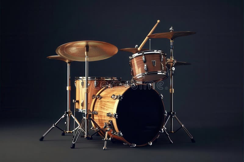 Rhythmic Beats. Drums are Percussion Instruments Played by Striking ...