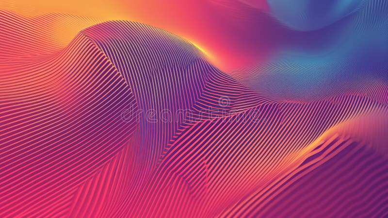 Rhythmic Dissonance: Exploring the Dynamic Noise Gradient Stock Image ...