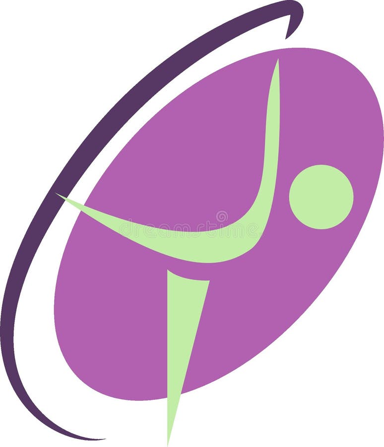 Rhythmic Gymnastics Logo stock vector. Illustration of ribbon - 51511943