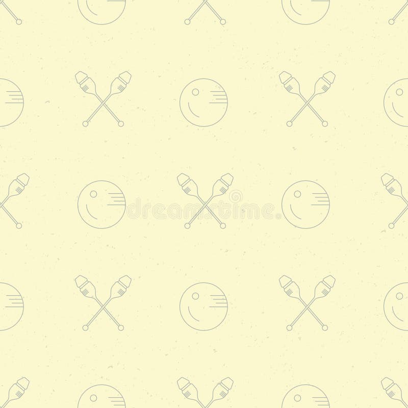 Rhythmic Gymnastics Pattern Stock Illustrations – 80 Rhythmic ...