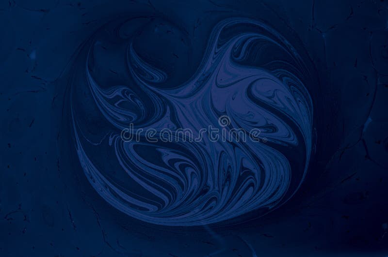 Rhythmic Mixture of Different Shades of Blue Paint on a Canvas Stock ...