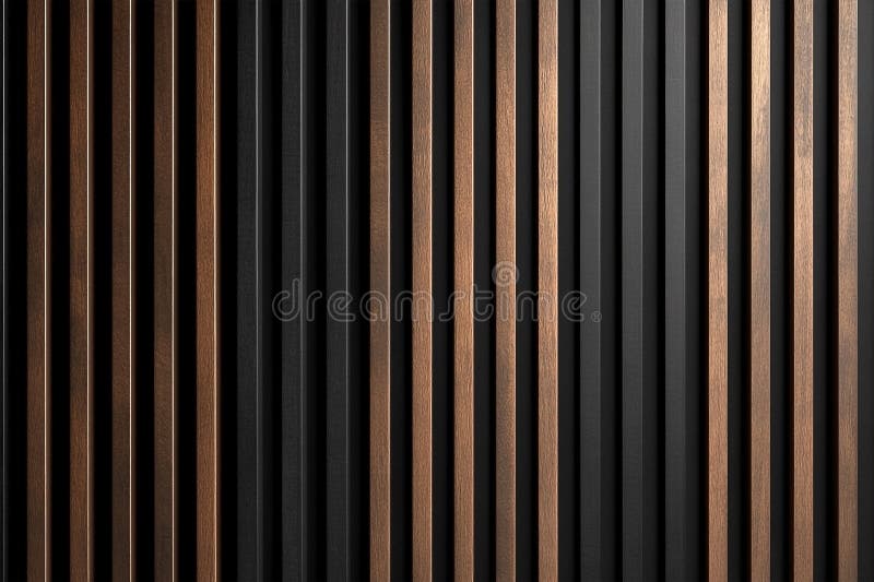 A Rhythmic Pattern of Alternating Dark and Light Vertical Wooden Slats ...