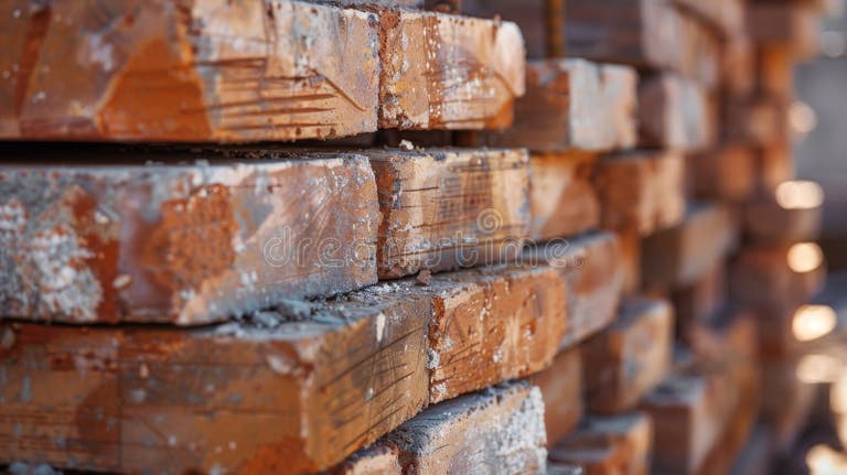 The Rhythmic Tapping of Aligning Bricks Creating a Symphony of ...