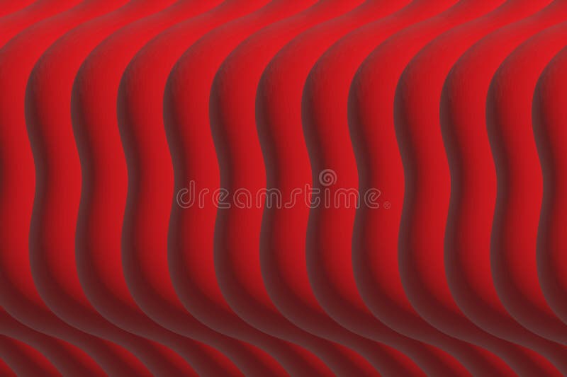 Rhythmic Waves in Red that Create Stock Vector - Illustration of text ...