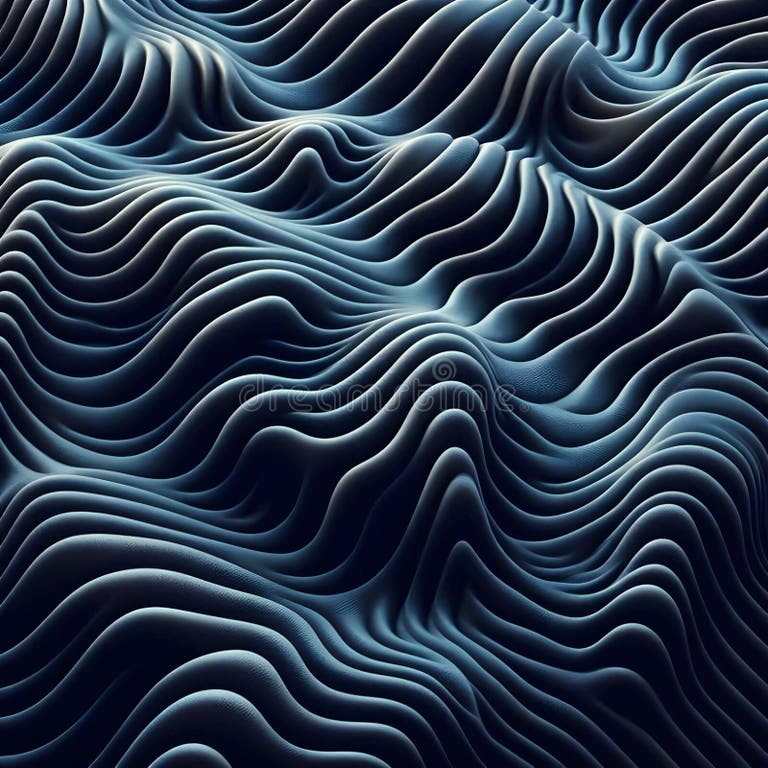 Rhythms of the Abyss. stock illustration. Illustration of wave - 328161382