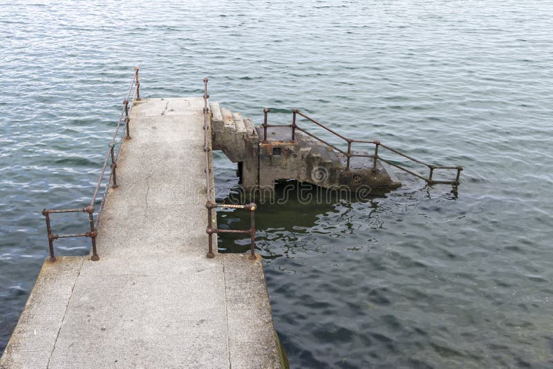 The Ria De Bilbao Looking Towards the Water Stock Photo - Image of ...