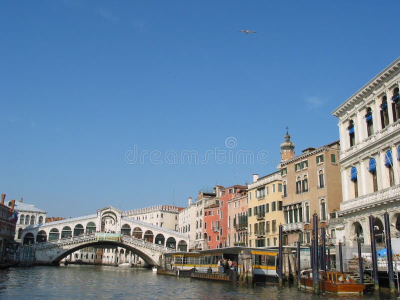 Back Alley and Pedestrian Bridge in Venice Italy Stock Image - Image of ...