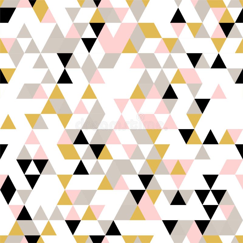 Riangle Seamless Background with Triangle Shapes of Different Colors ...