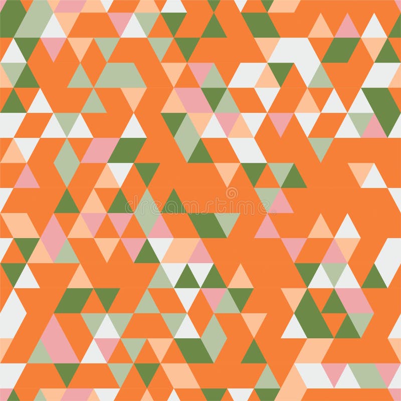 Riangle Seamless Background with Triangle Shapes of Different Colors ...