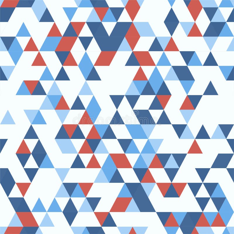 Riangle Seamless Background with Triangle Shapes of Different Colors ...
