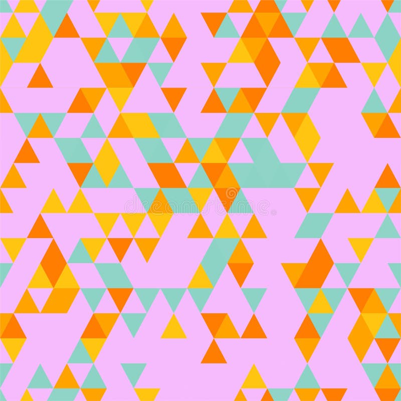 Riangle Seamless Background with Triangle Shapes of Different Colors ...