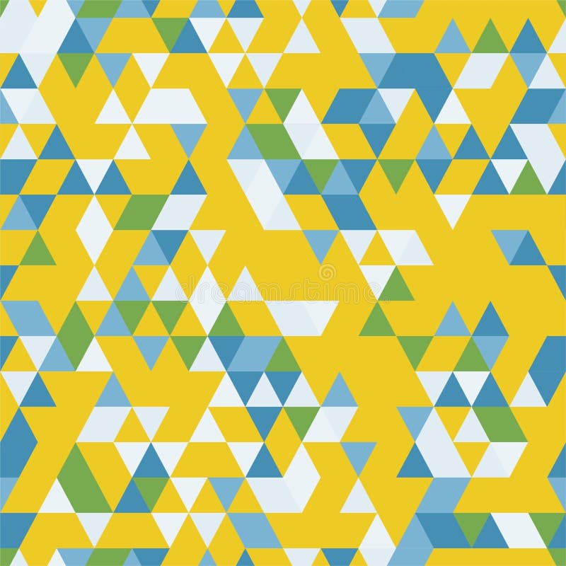Riangle Seamless Background with Triangle Shapes of Different Colors ...