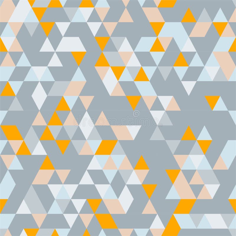 Riangle Seamless Background with Triangle Shapes of Different Colors ...