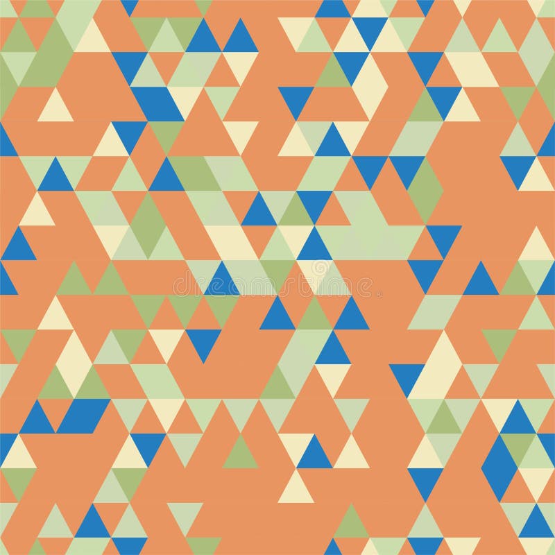 Riangle Seamless Background with Triangle Shapes of Different Colors ...