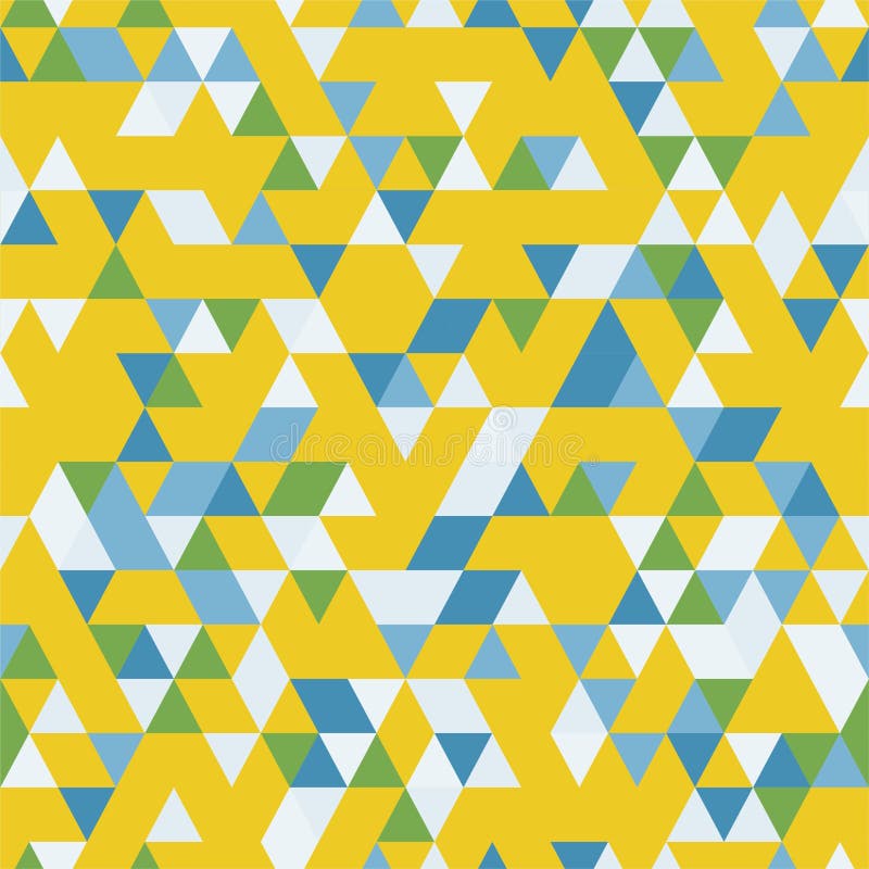 Riangle Seamless Background with Triangle Shapes of Different Colors ...
