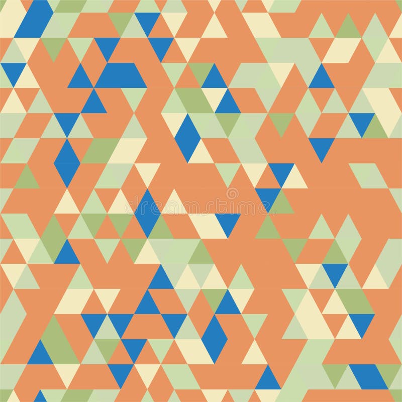 Riangle Seamless Background with Triangle Shapes of Different Colors ...