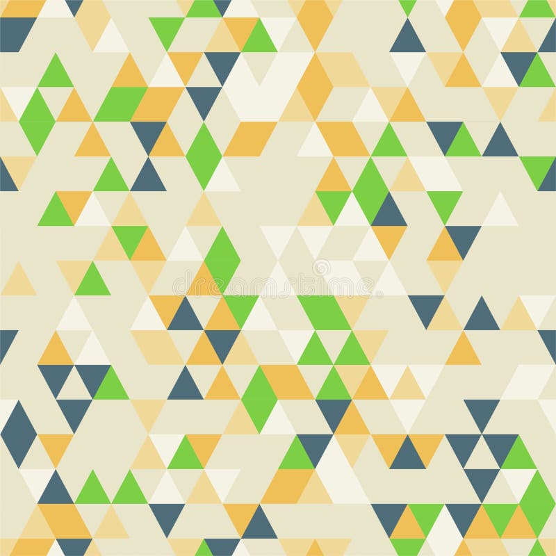 Riangle Seamless Background with Triangle Shapes of Different Colors ...
