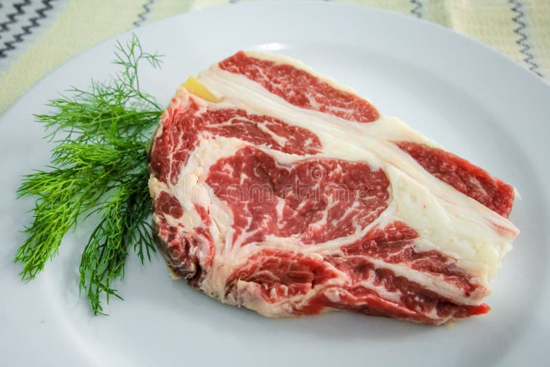 Rib eye beef stock photo. Image of loin, beef, butchery - 76944924