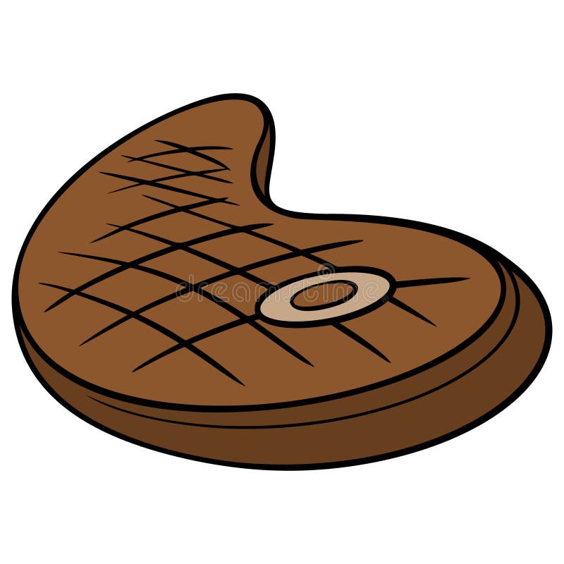 Rib Eye Steak vektor abbildung. Illustration von vektor - 169186013