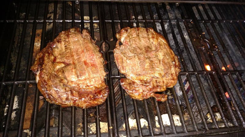 Rib eye steak stock photo. Image of summer, yummy, steak - 75361282