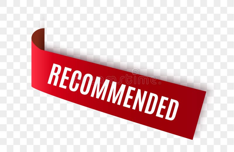 Recommended Tag Isolated. Vector Stock Vector - Illustration of good ...