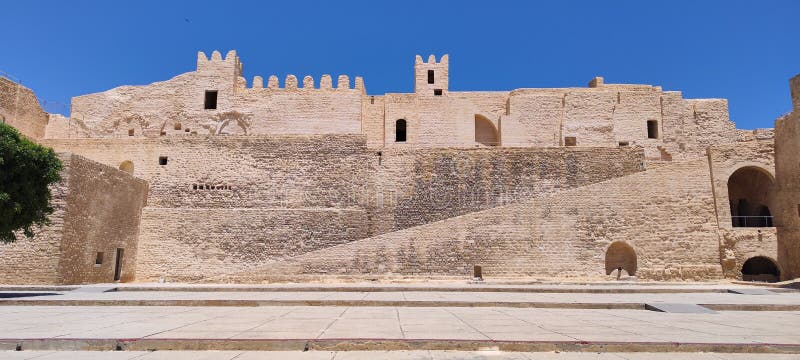 Ribat in Monastir, Tunisia stock image. Image of ribat - 310384237