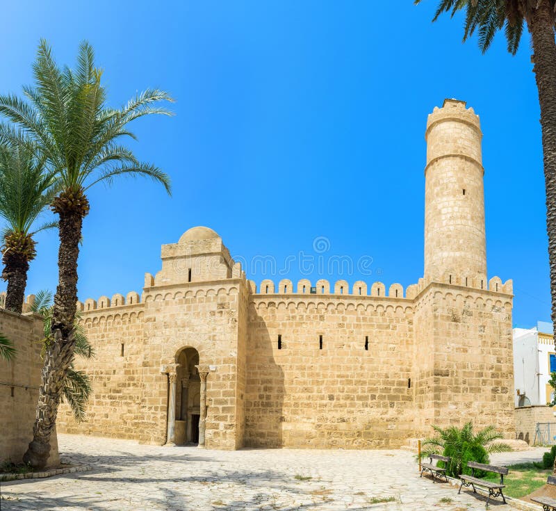 Ribat of Sousse stock photo. Image of street, urban, sightseeing - 60734366