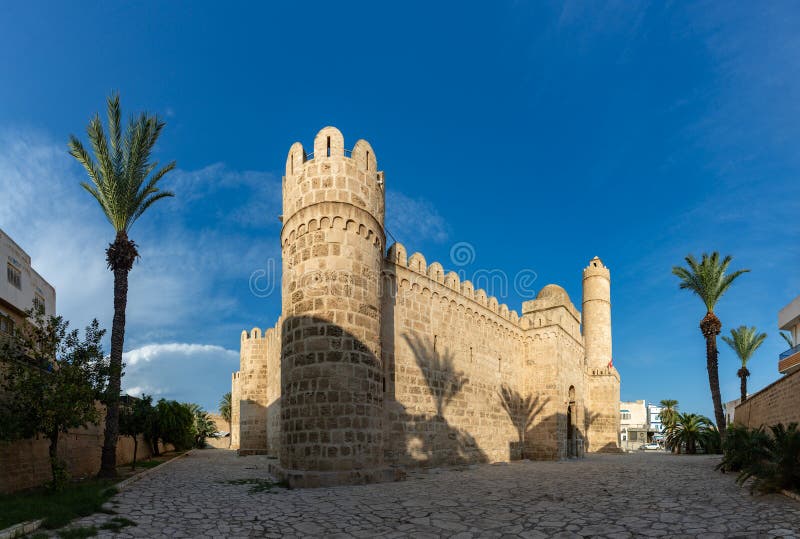 Ribat of Sousse stock photo. Image of muslim, palm, sousse - 377124900